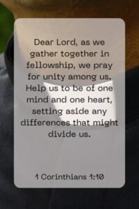 25 Powerful Opening Prayer For Fellowship