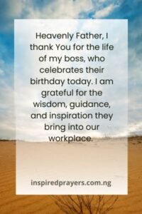 24 Heartfelt Birthday Prayer For My Boss And Employer 2025