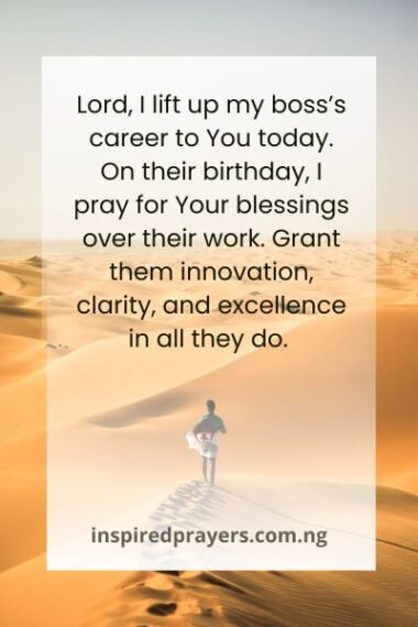 24 Heartfelt Birthday Prayer For My Boss And Employer 2025